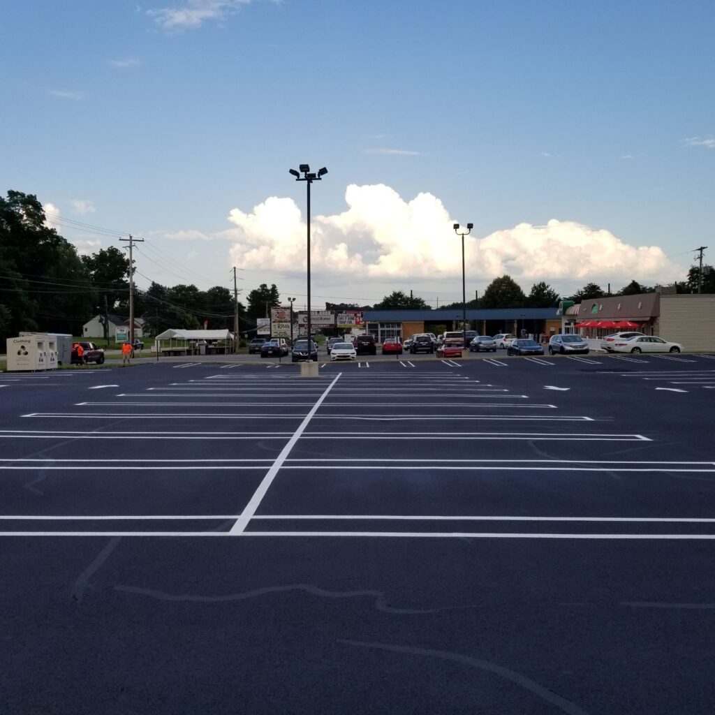 Harrisburg, PA Retail Parking Lot Striping - RDS Paving & Sealcoating